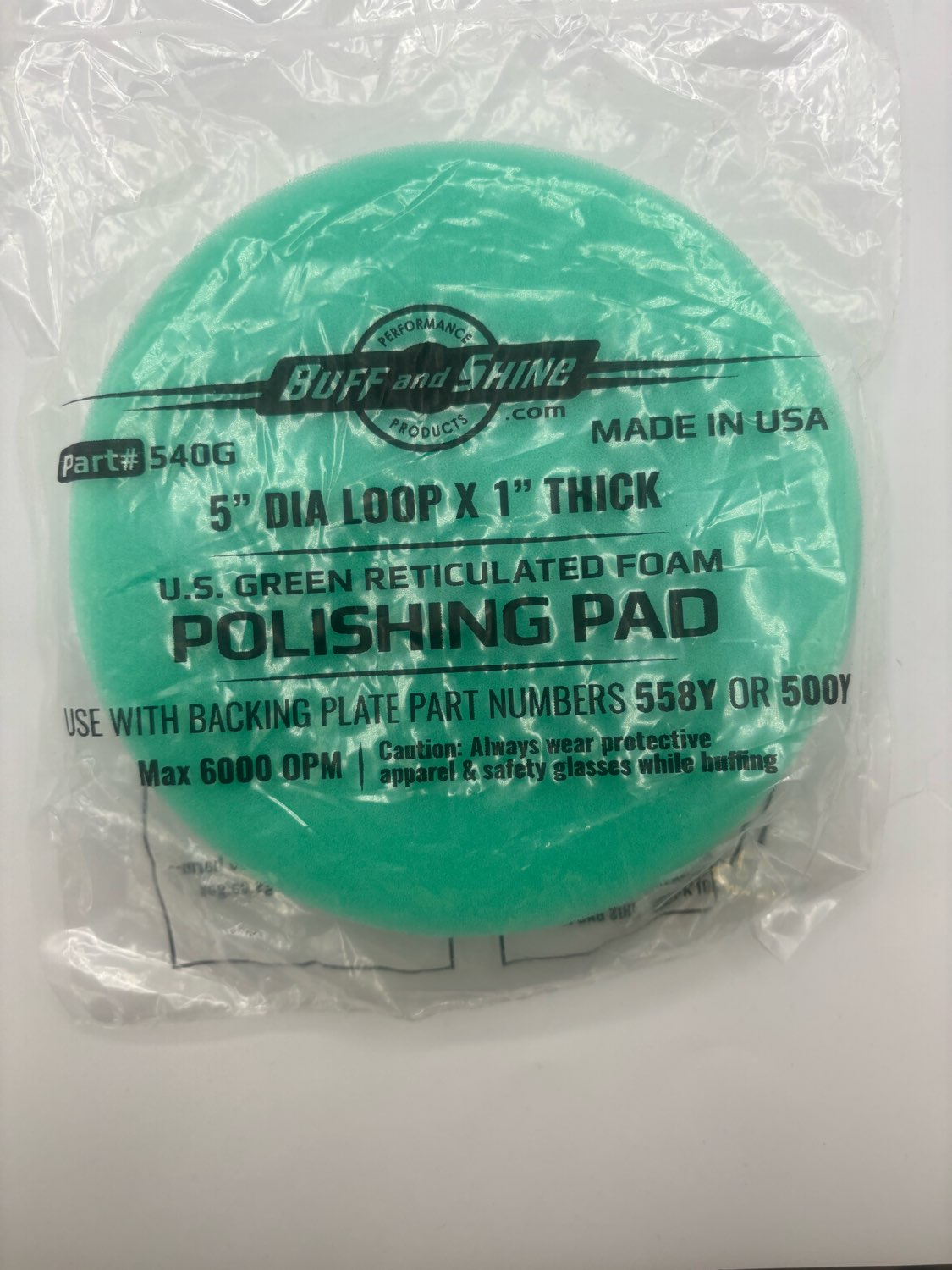 540G 5" Dia Loop X 1" Thick Polishing Pad – AUTO CARE GENIUS