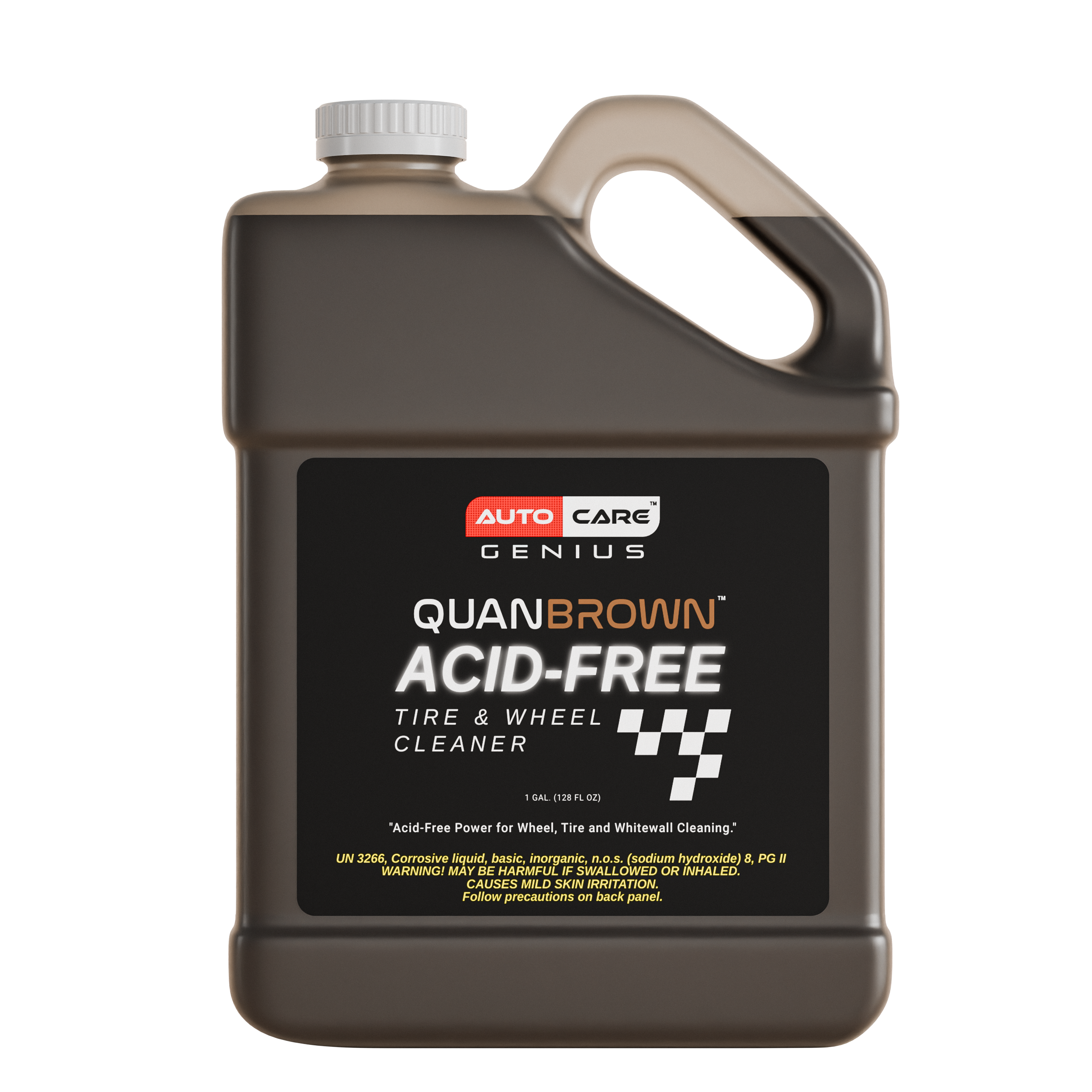 Quan Brown Acid-Free Tire & Wheel Cleaner – AUTO CARE GENIUS